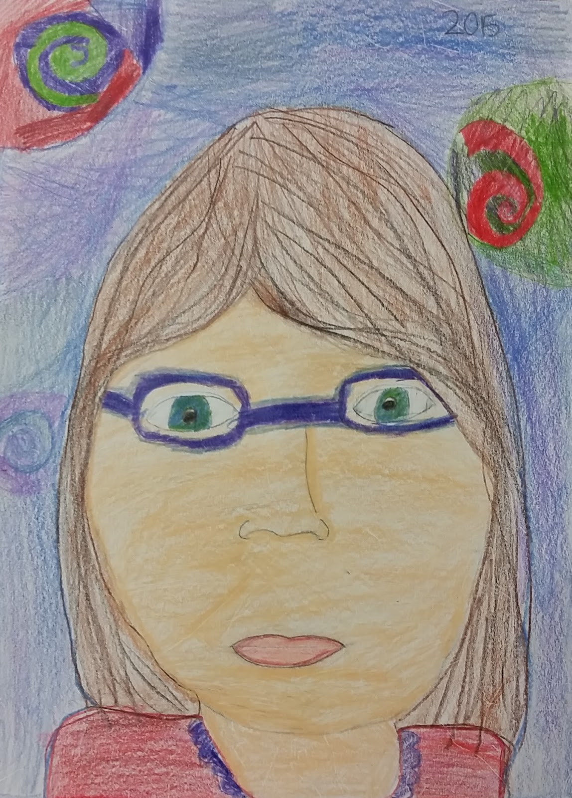 ART ROCKS : 4th grade self-portraits