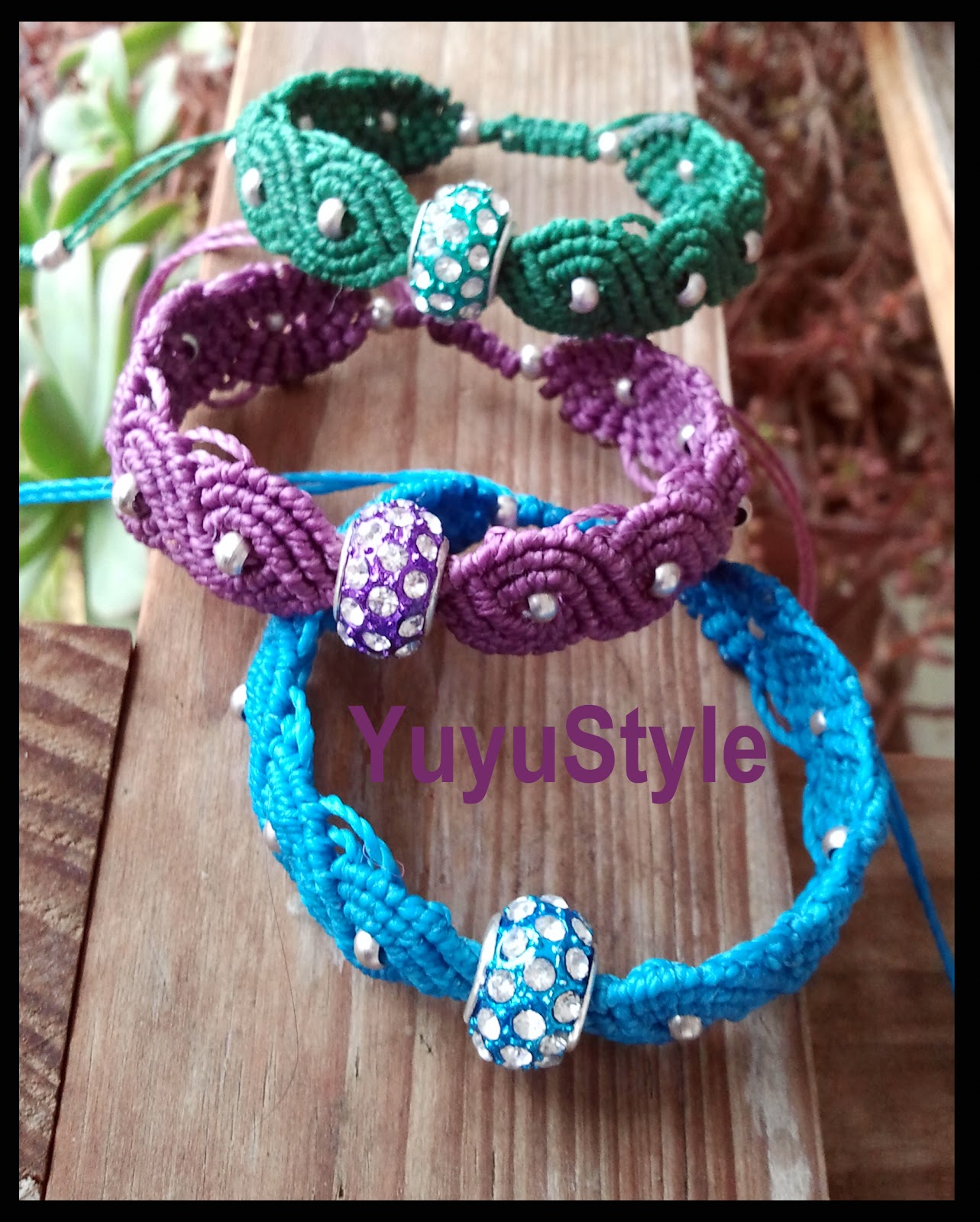 Yuyu Style _ Macramé y más: Pulseras de ochos de macramé