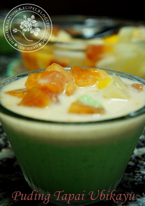 HomeKreation - Kitchen Corner: Fermented Tapioca Pudding (Puding Tapai ...