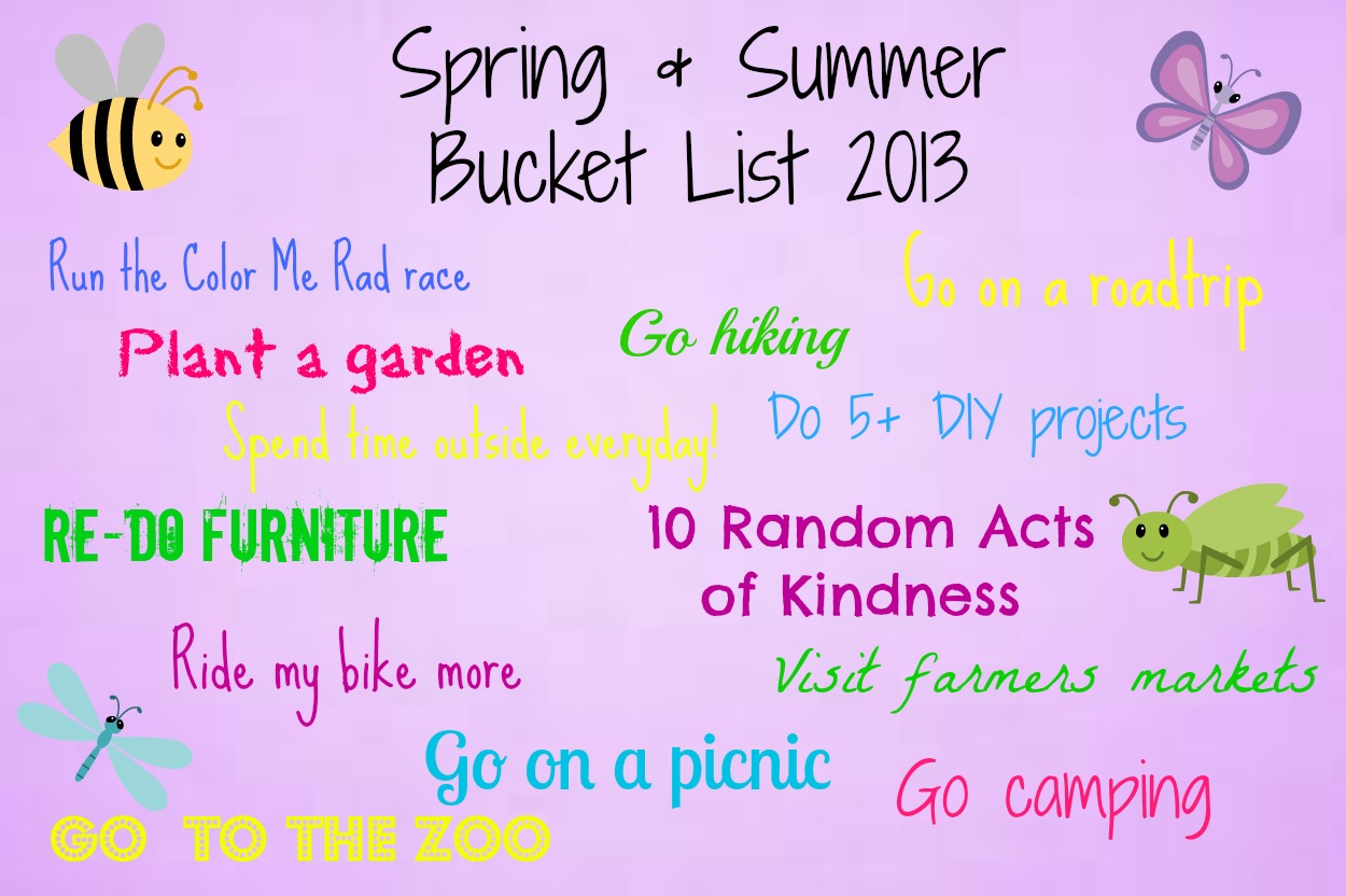 Journey of a Country Girl: Spring & Summer Bucket List