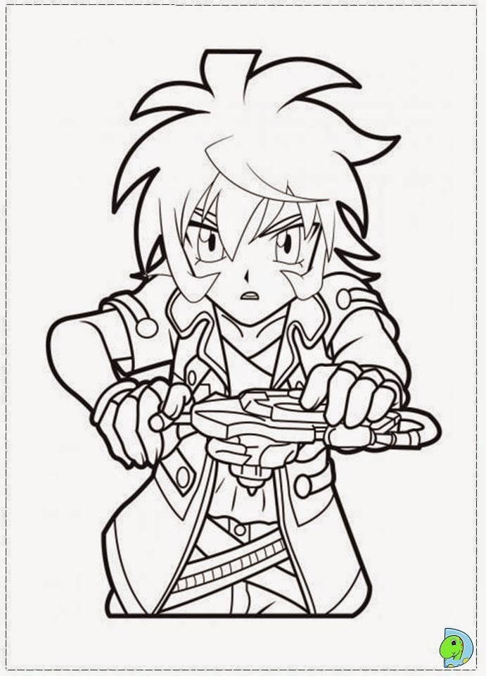 Dinokids - Desenhos para colorir: Desenhos de Beyblade para colorir