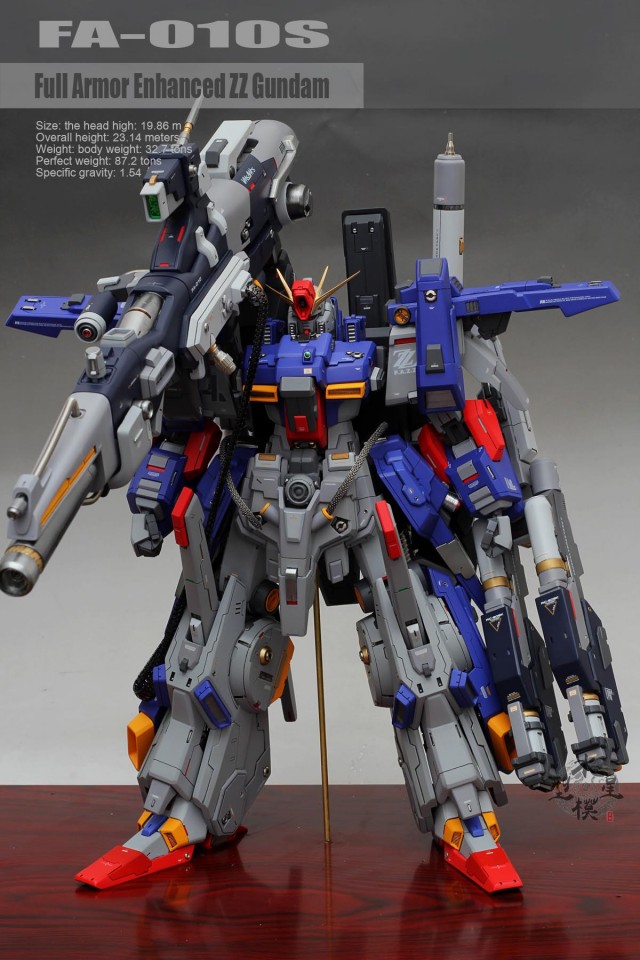 Custom Build: 1/72 FA-010S Full Armor ZZ Gundam [Detailed] - Gundam Kits Collection News and Reviews