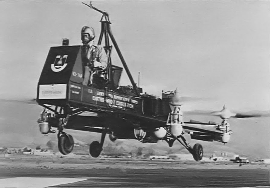 Le Piasecki Model 59K "Skycar" Flying Jeep.