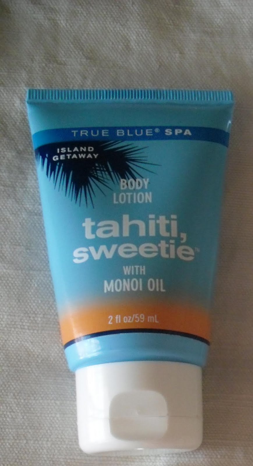 Beautifully Glossy True Blue Spa Tahiti Sweetie Body Lotion