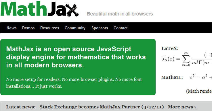 Blogger 使用 MathJax 函式庫顯示 Latex 語法 | Mr. Opengate