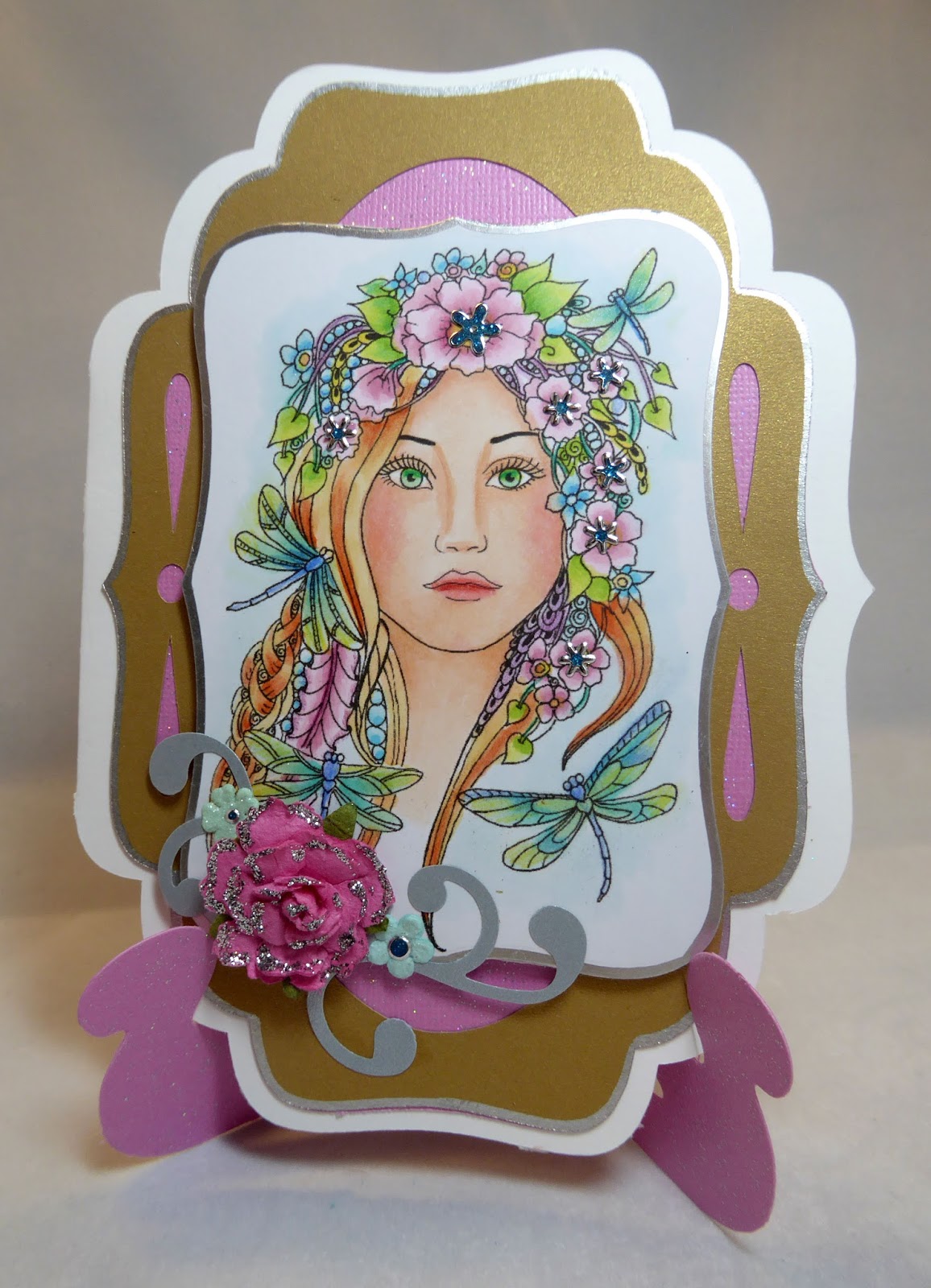 Pink Panoply: Lovely Lady Birthday Cards - Normal Burnell Digi's