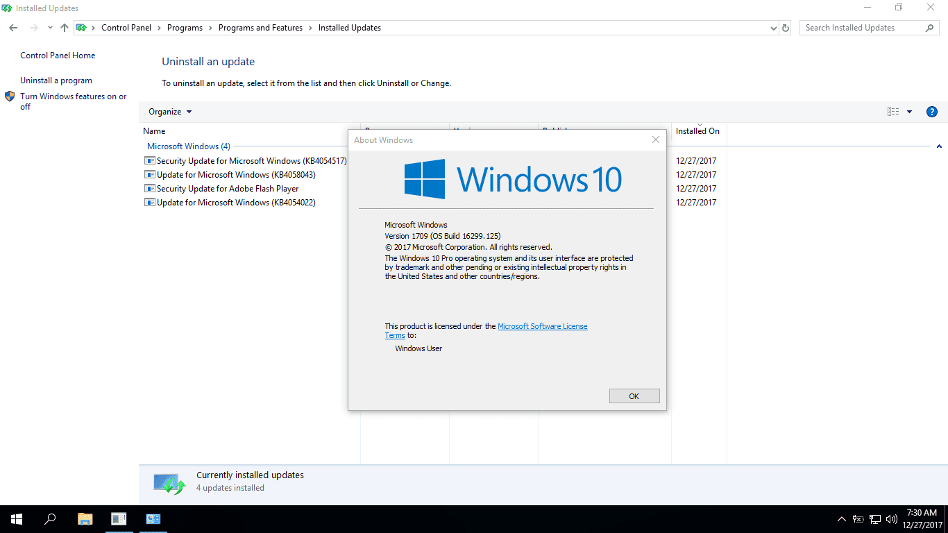 Bộ cài Windows 10 Pro Lite version 1709 phiên bản rút gọn tính năng ...