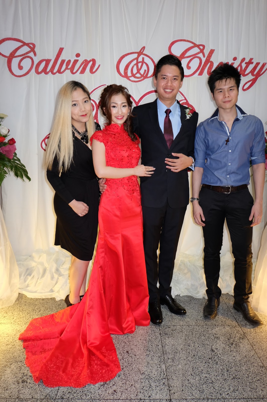 Kee Hua Chee Live!: CALVIN CHEE AND CHRISTY WONG MARRIED IN A LOVELY CEREMONY AT PREMIERE HOTEL ...