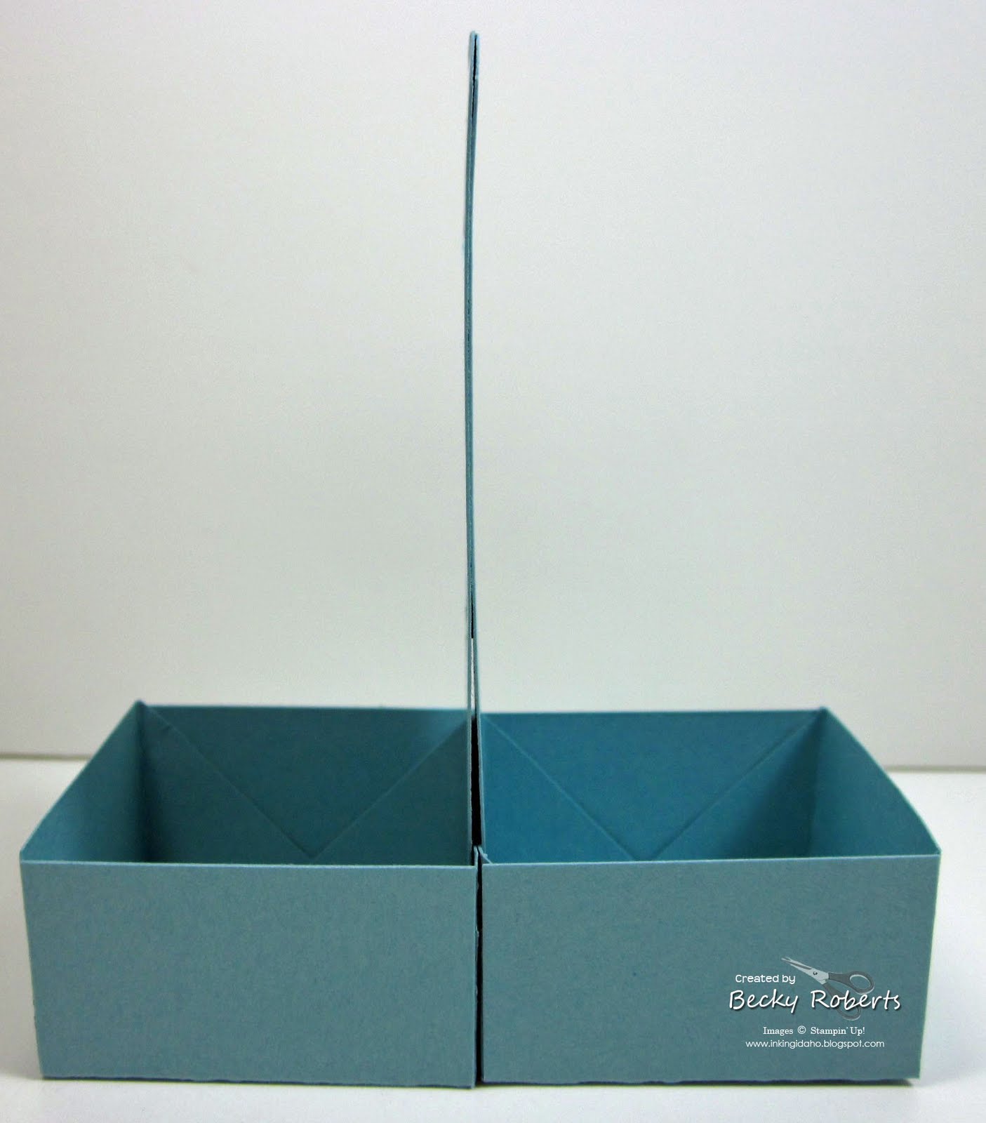 Inking Idaho: Double Mini Milk Carton Tutorial