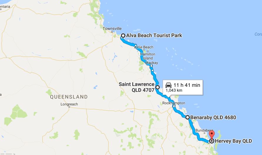Peter and Kate's Australian Adventures: Alva Beach to Hervey Bay