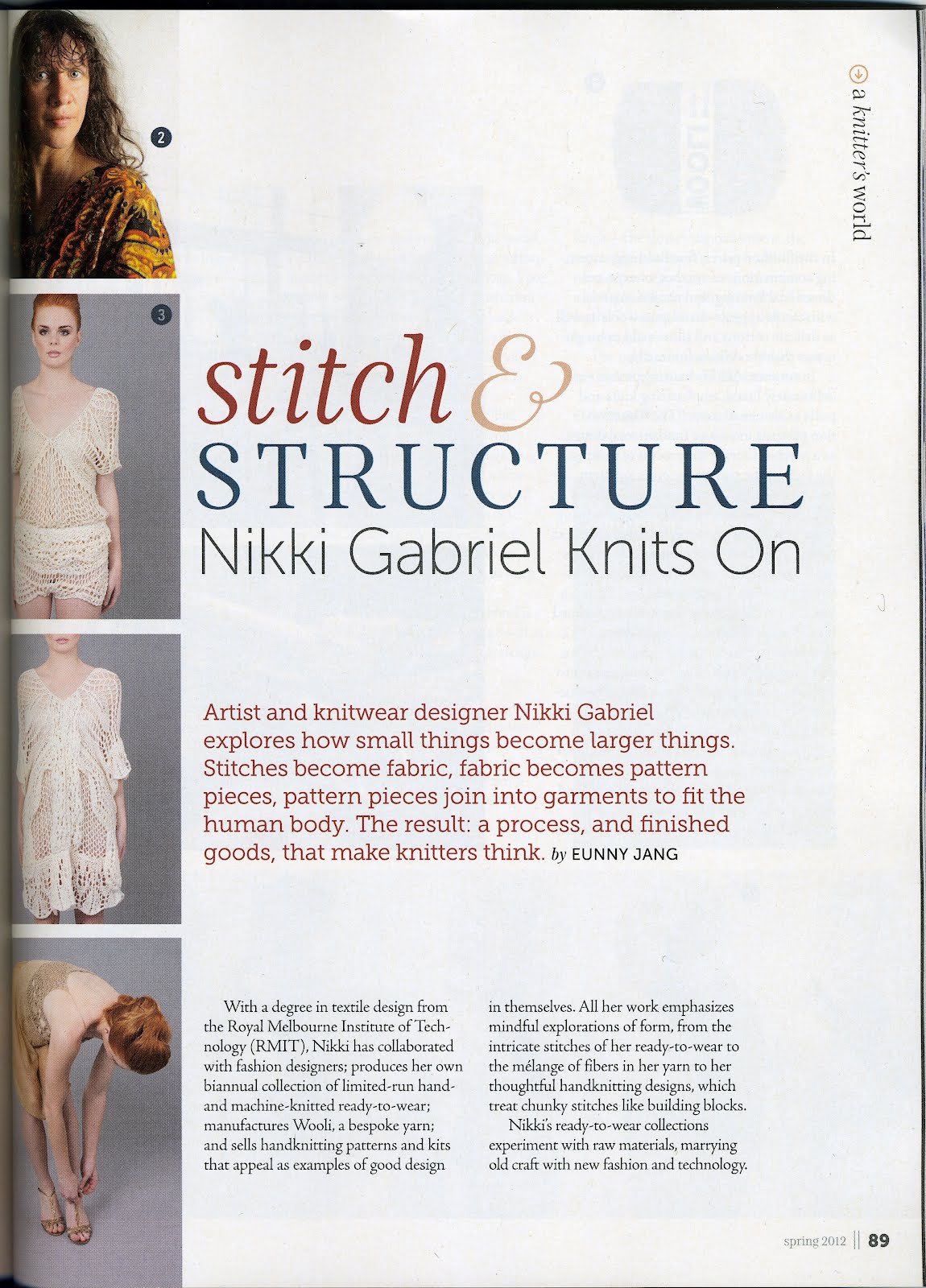 nikki gabriel: KNIT WEAR