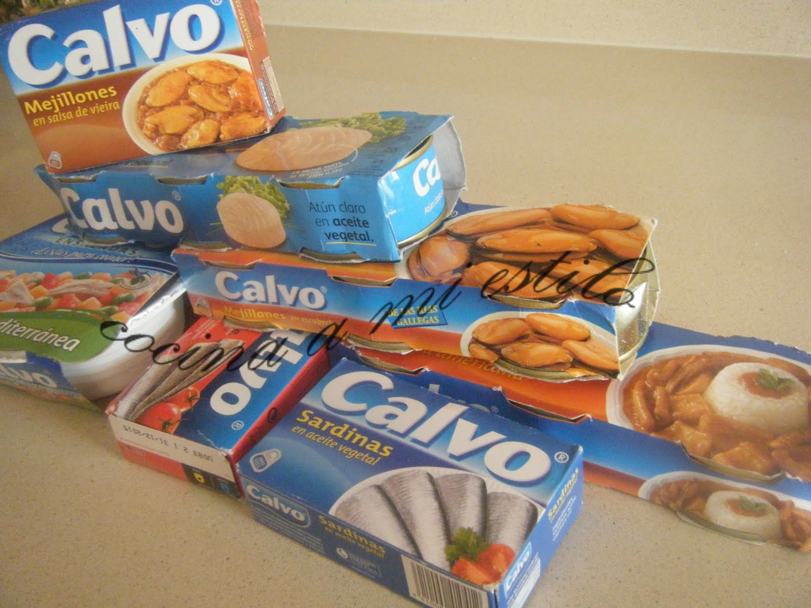 cocina a mi estilo: Productos CALVO