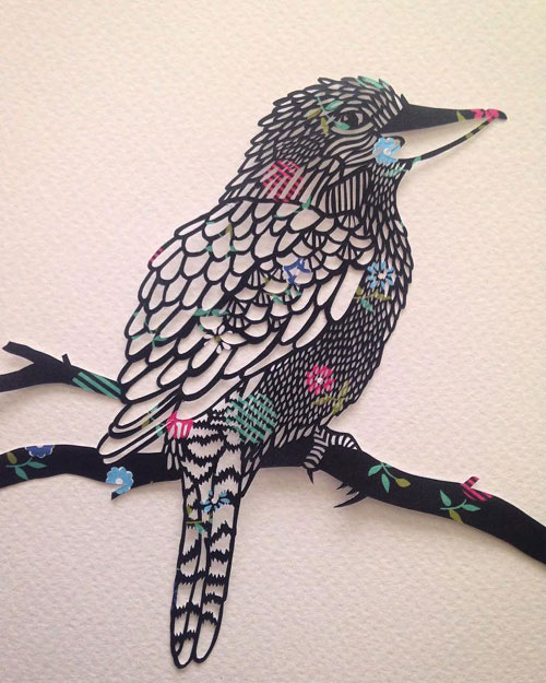 My Owl Barn: Samantha Quinn's Layered Paper-Cut Art