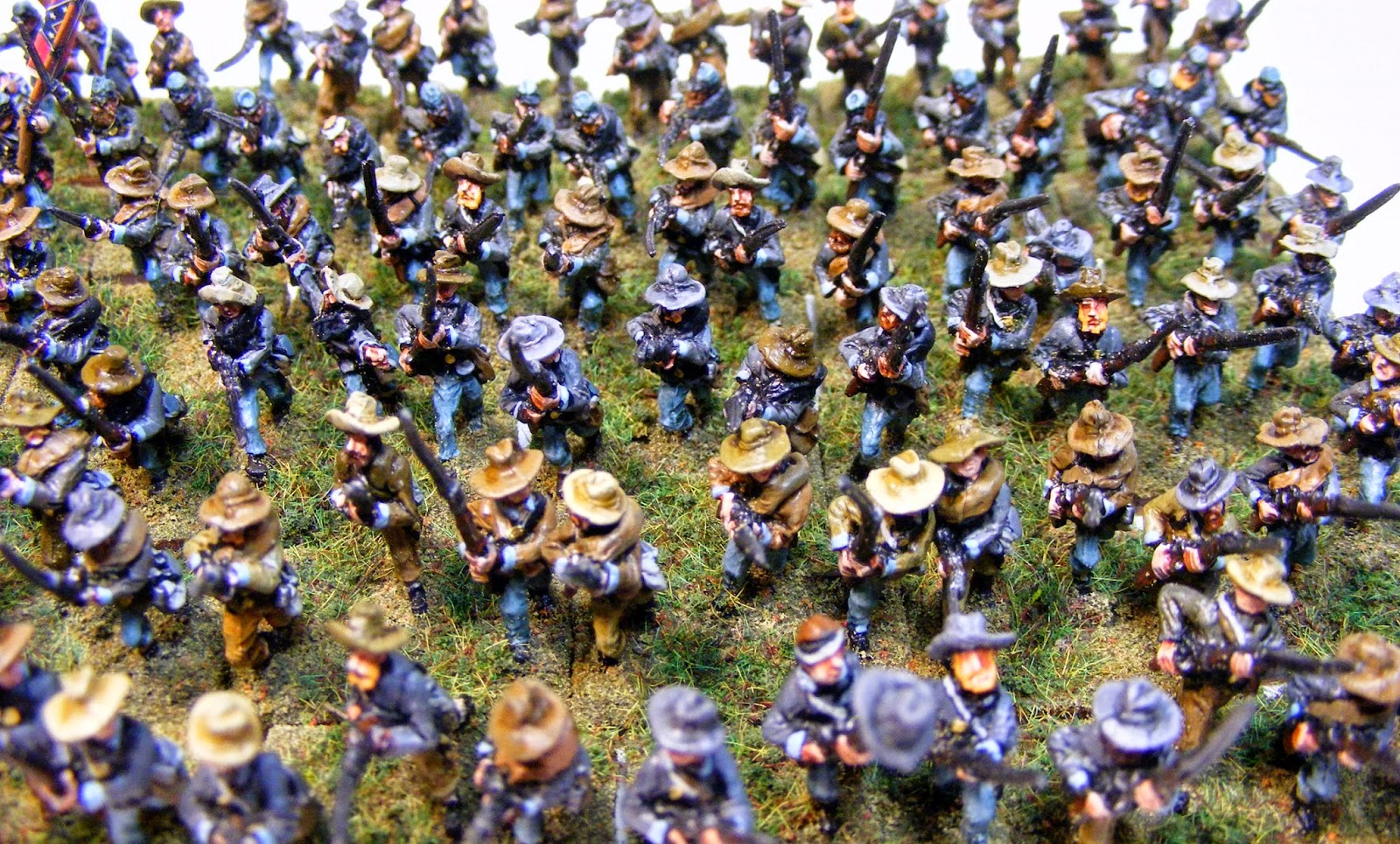 Evil Bob's Miniature Painting: 15mm ACW Confederate Army