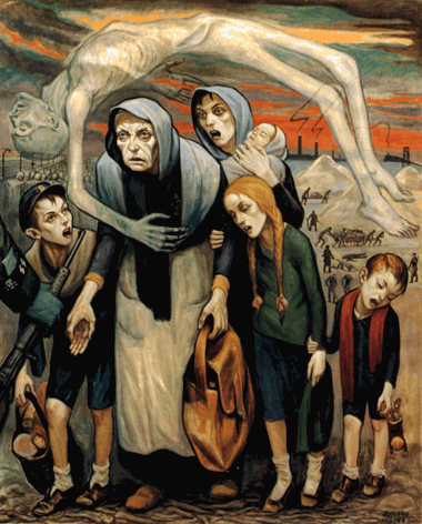 The Holocaust Through Art: Unable to Work by David Olere