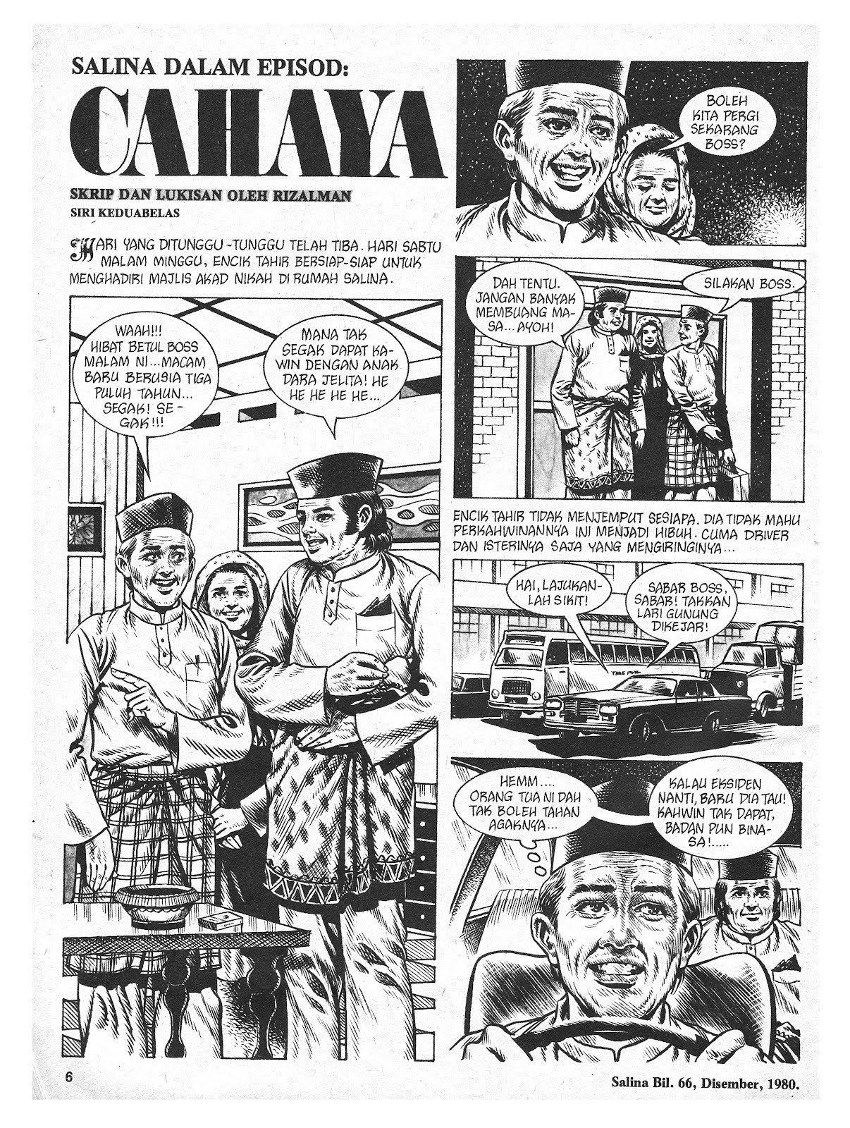@DUNIA KARTOON: KOMIK SALINA Episod CAHAYA oleh Rizalman
