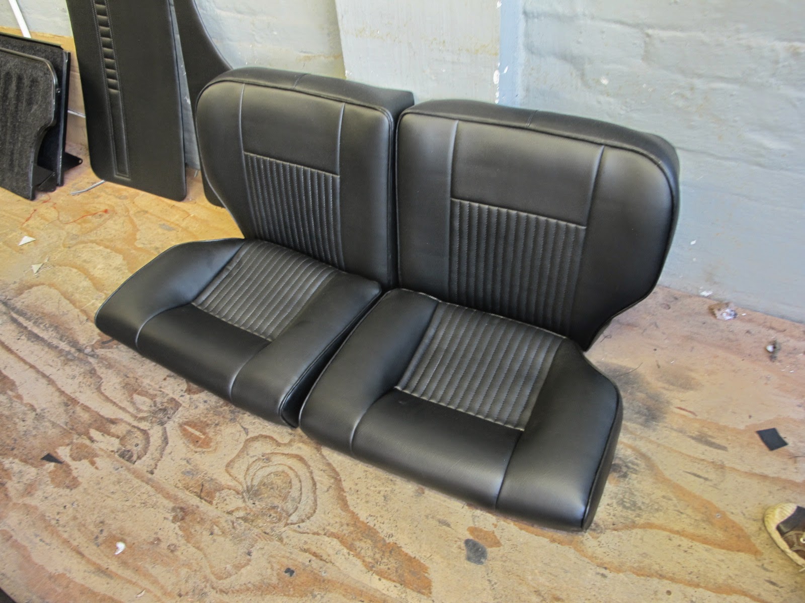 Roys Hillman Imp years: New seat covers for the 1967 Hillman Californian