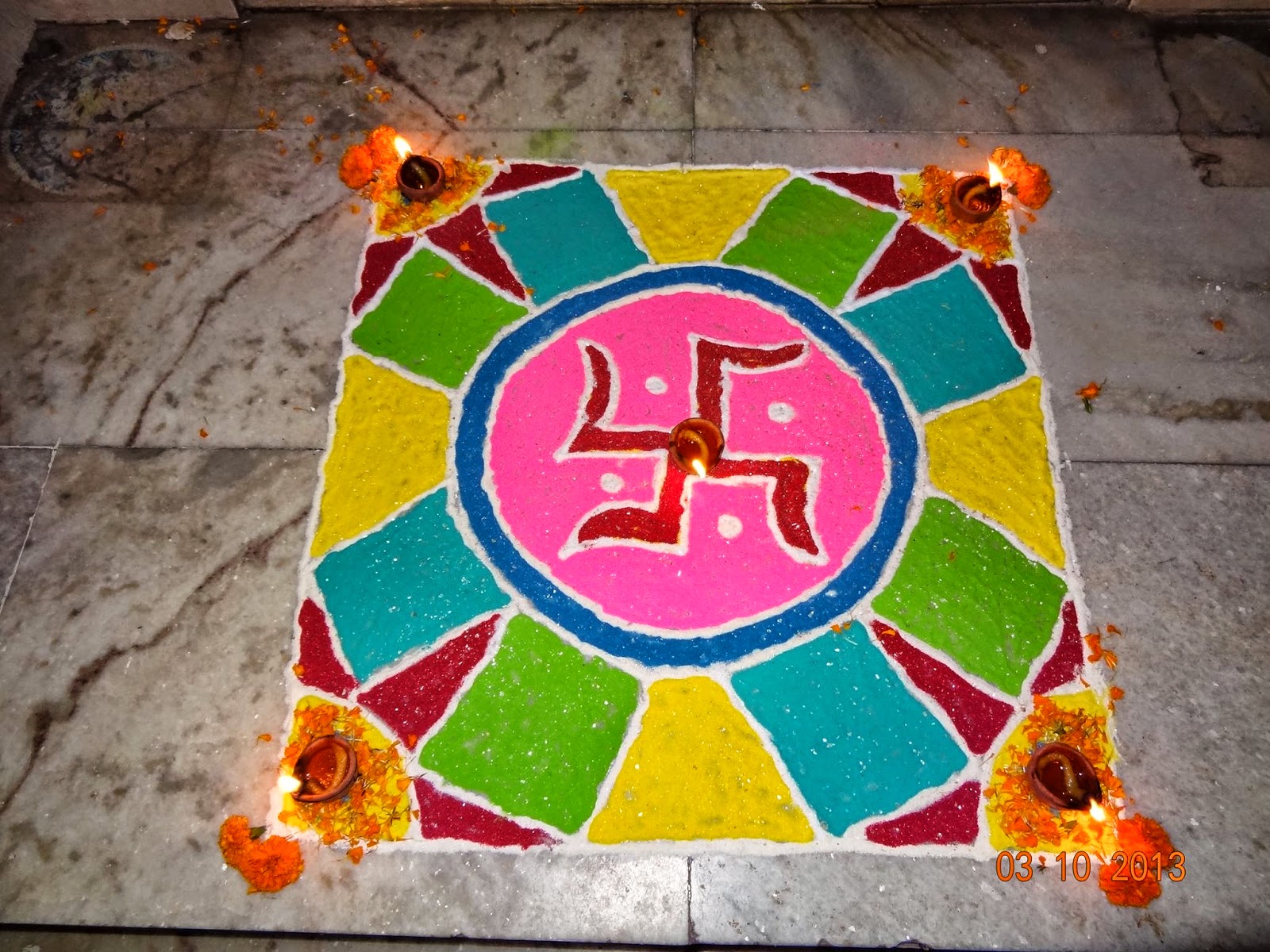 Rangoli Designs for Celebrating Diwali in Style
