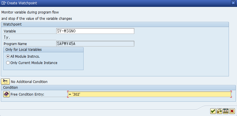 ABAP Tip Note: ABAP TIP Find the error point in standard program
