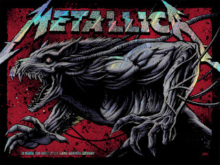 INSIDE THE ROCK POSTER FRAME BLOG: Brandon Heart Metallica Hamburg ...