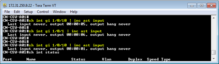 Show interface link Catalyst 4500, 6500, 3750, 2960 ~ Cisco Networking ...