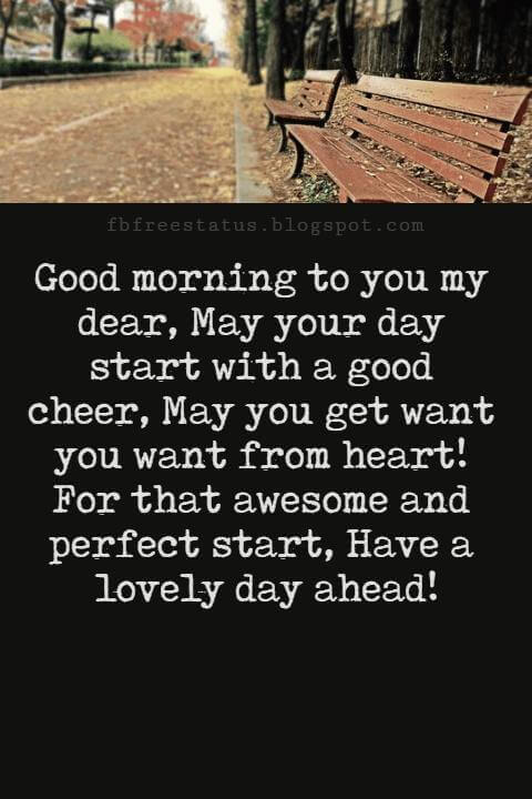 Cute Good Morning Text Messages With Beautiful Morning Images