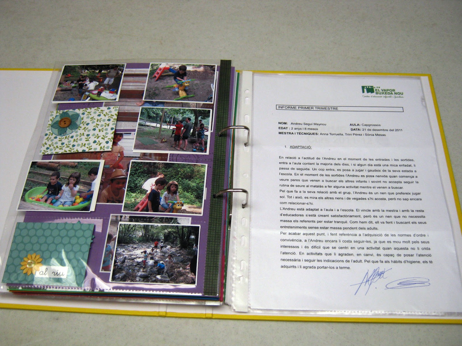 patchandscrapwords: Album Escolar