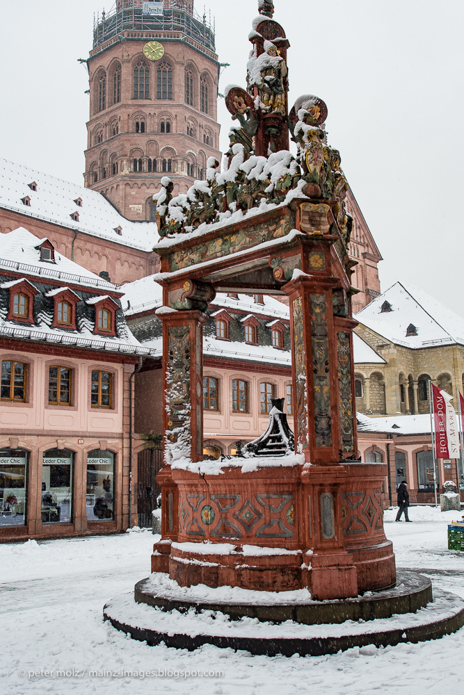 Mainz-Images: Winter in Mainz - Schneefall Anfang Januar 2017