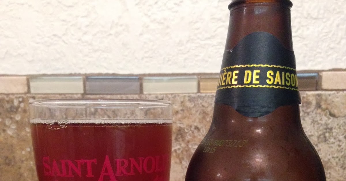 Beer Apostle: Saint Arnold Icon Gold (Biere De Saison)