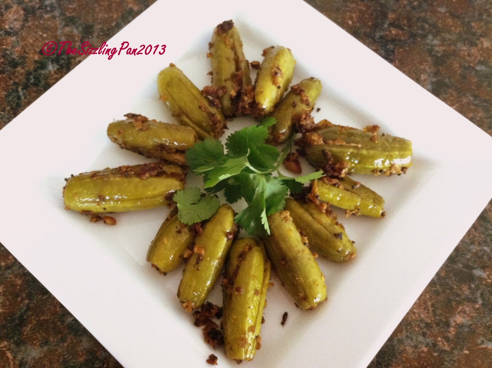 The Sizzling Pan: Bharali Tondali/ Stuffed Tindora