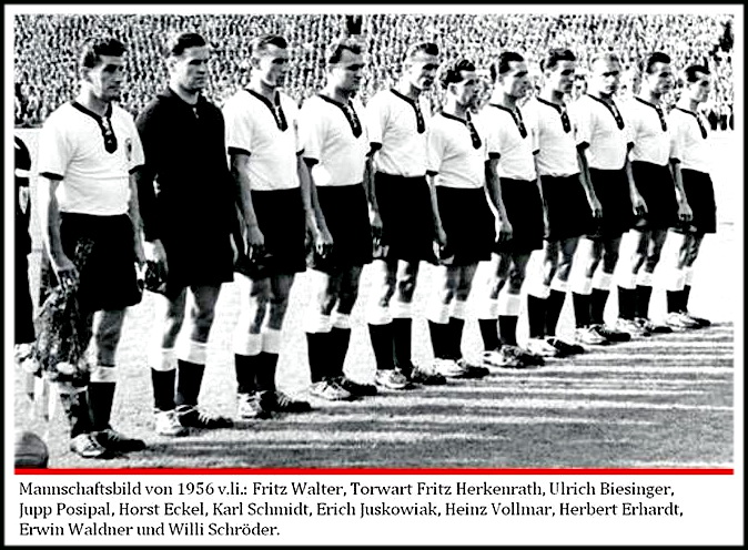 SELECCIÓN DE ALEMANIA FEDERAL contra la URSS 15/09/1956