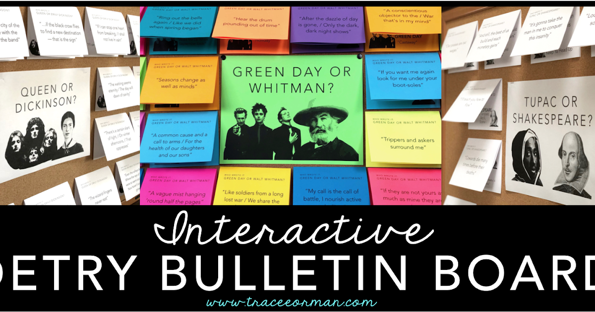 Mrs. Orman's Classroom: Fun Poetry Bulletin Board Ideas