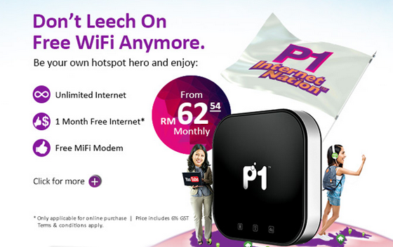 P1 MiFi, Portable Hotspot Get High 5 for the Unlimited Internet Plan!