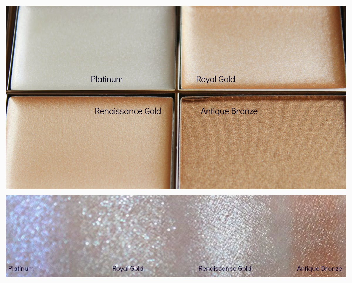 beautiful me plus you: Sleek Precious Metals Highlighting Palette ...