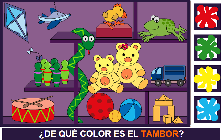 50 recursos para la educacion infantil: JUEGO PARA APRENDER LOS COLORES ...