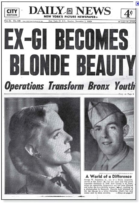 LGBT History Project: Christine Jorgensen