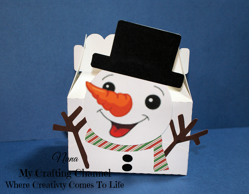 3 Snowman Treat Boxes