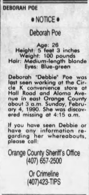 Quick Entry #5: Where is Deborah Poe? - CrimeBlogger1983
