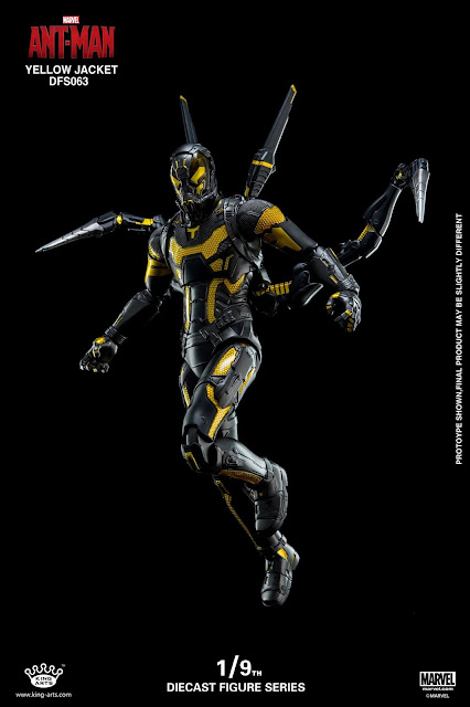toyhaven: Check out King Arts 1/9th scale YellowJacket 22cm tall Die ...