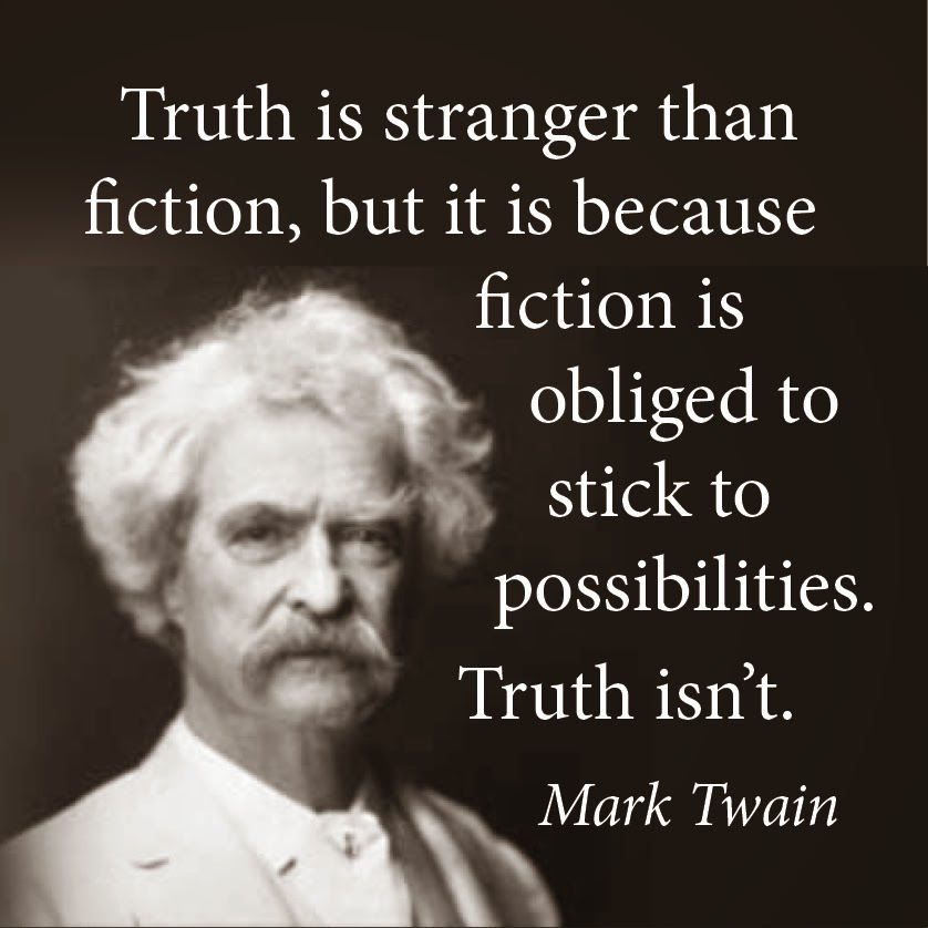 Suite T- The Author's Blog: The Truth About Fiction