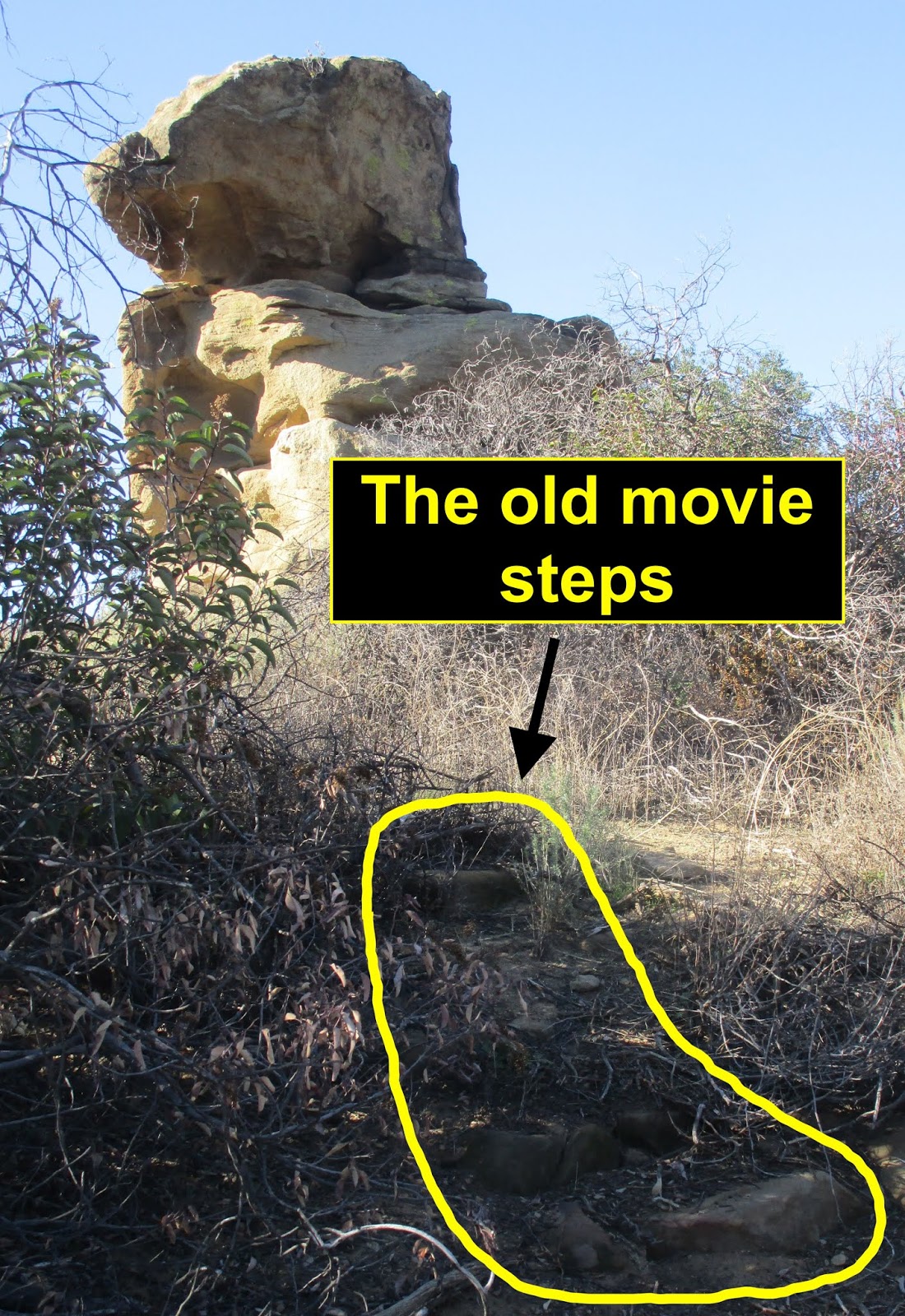 Iverson Movie Ranch: Ancient movie steps near Lone Ranger Rock may be ...