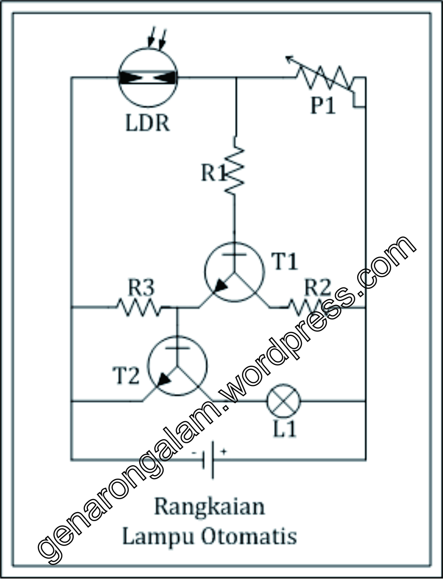 Rangkaian Lampu Otomatis - Elektronika Newbie