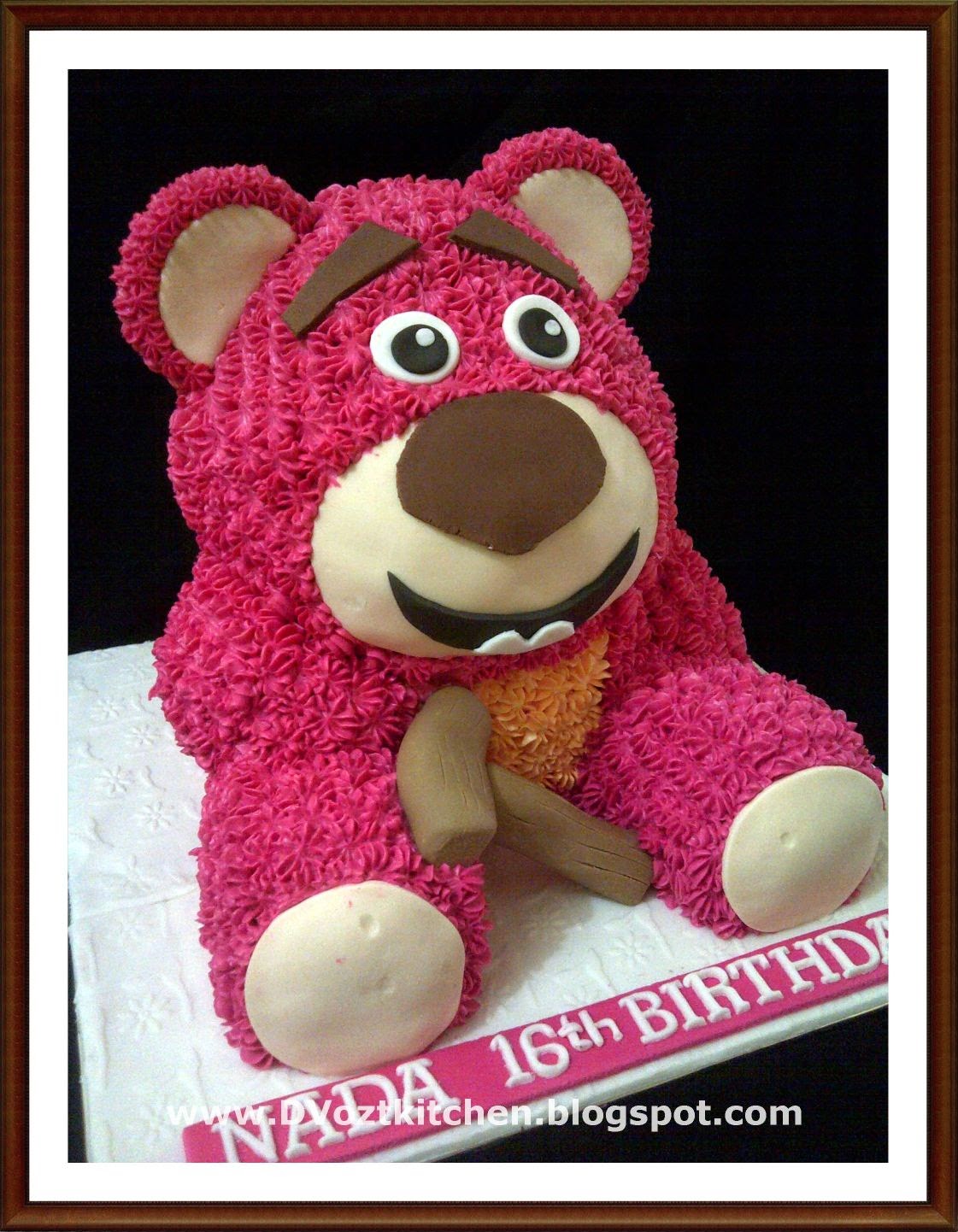 Orange Cake: Lotso Bear Cake for Nada