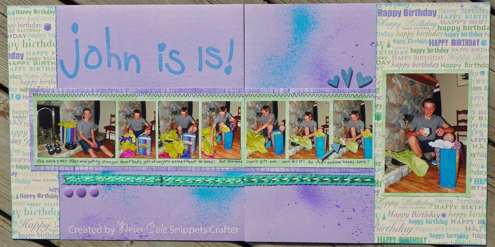 Finding Snippets of Time to Craft: John is 15 layout