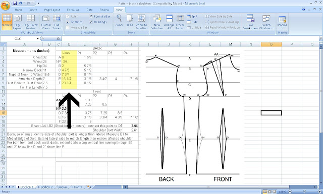 Grosgrain: Free Pattern Drafting Calculator for Your Measurements ...