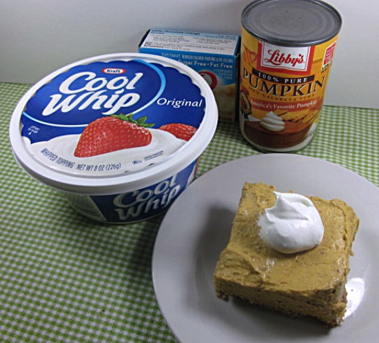 From Grandma Loy's Kitchen: Low-Sugar, No-Bake Pumpkin Pudding Squares ...