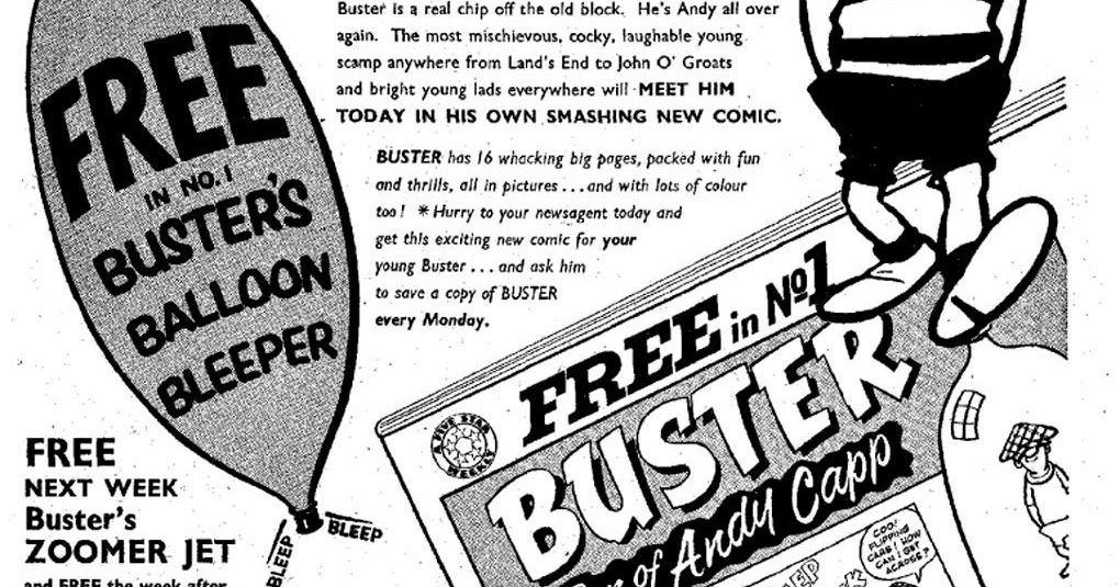 BLIMEY! The Blog of British Comics: Announcing BUSTER comic... in 1960