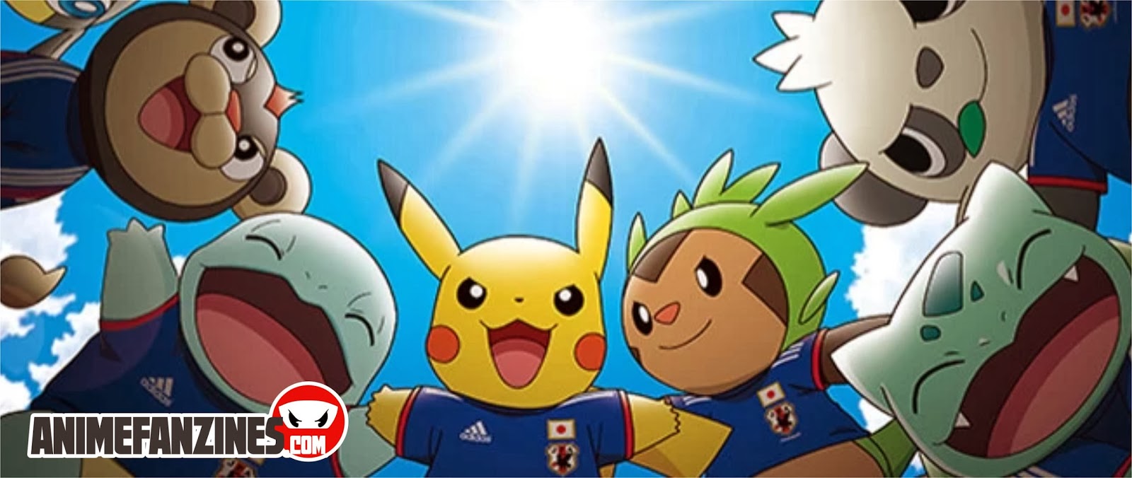 Seleção japonesa usa Pokémons para divulgar a copa! - Grupo Animefan ...