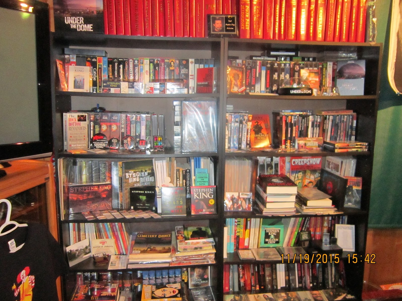 Tim's Stephen King Collection: My Collection in 2015