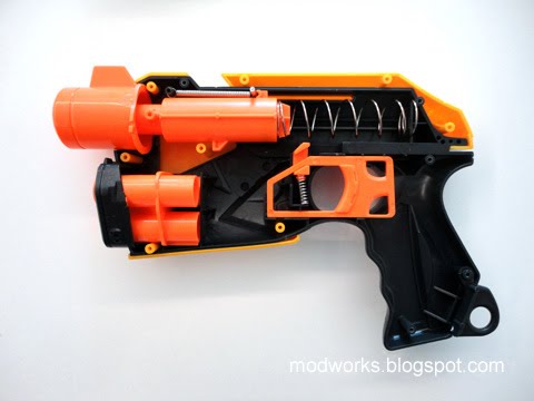 Mod Works: Nerf Dart Tag Sharp Shot - Internals Guide!
